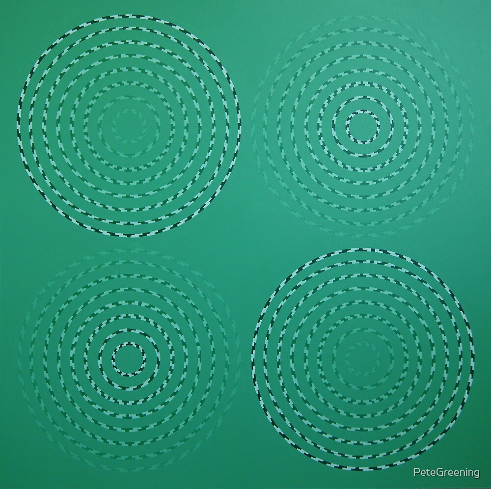 "Ever Decreasing Circles (001 of 2018)" by PeteGreening | Redbubble