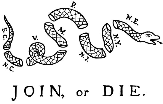 "Join or Die" Poster by michaelwpg | Redbubble