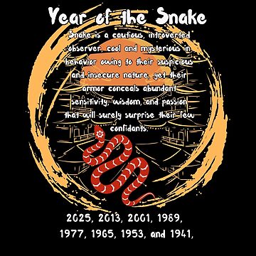 "Year of the Snake" Sticker for Sale by TxTaurus110 | Redbubble
