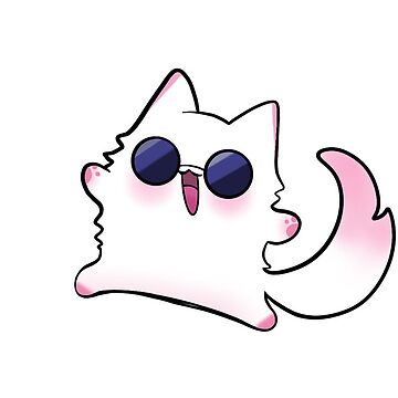 "Gojo Cat" Sticker for Sale by sleepytofuwu | Redbubble