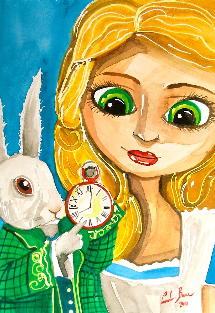 "ALICE IN WONDERLAND WHITE RABBIT" by GORDON BRUCE ART | Redbubble