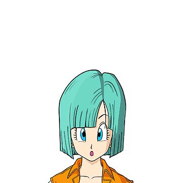 "Shocked Bulma Face - Dragon Ball Z" Sticker for Sale by ...