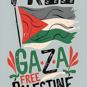 "Free palestine - Free Gaza - Colorful Free Gaza" Poster for Sale by ...