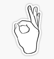Ok Sign Stickers | Redbubble