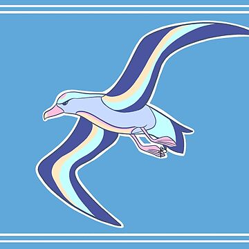 "Albatross" Sticker for Sale by RaecoonArt | Redbubble