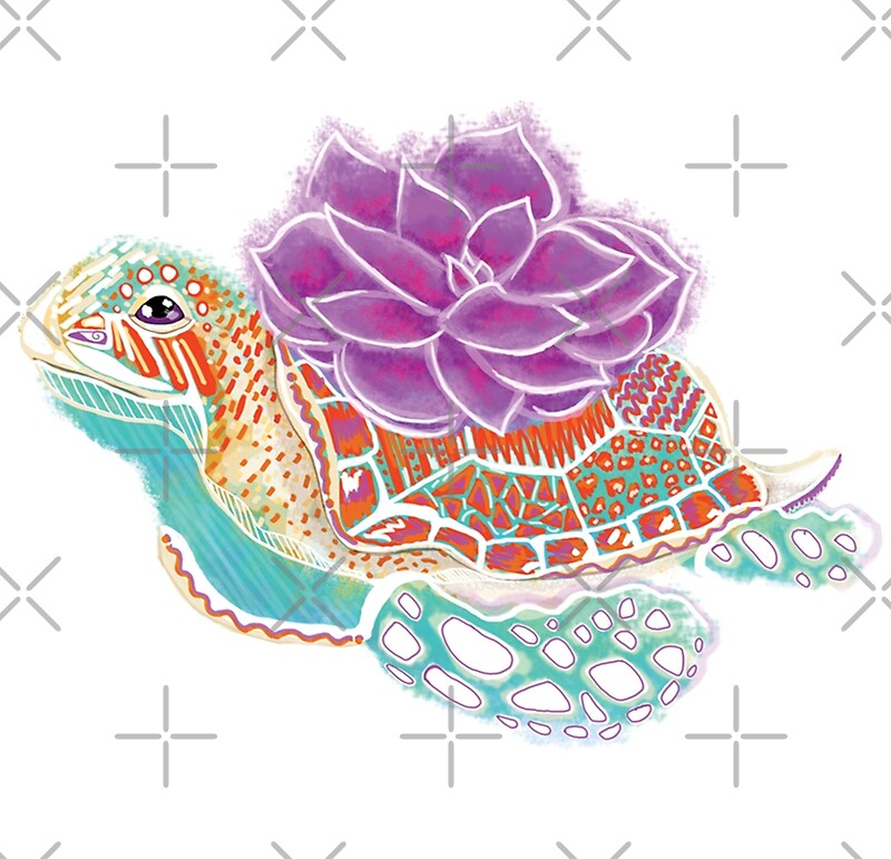 "Sea Turtle Spirit Animal" by tinaschofield | Redbubble