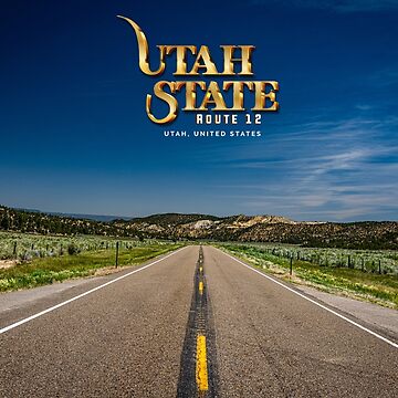"Utah State Route 12 Scenic Drive" Sticker for Sale by GestaltImagery ...