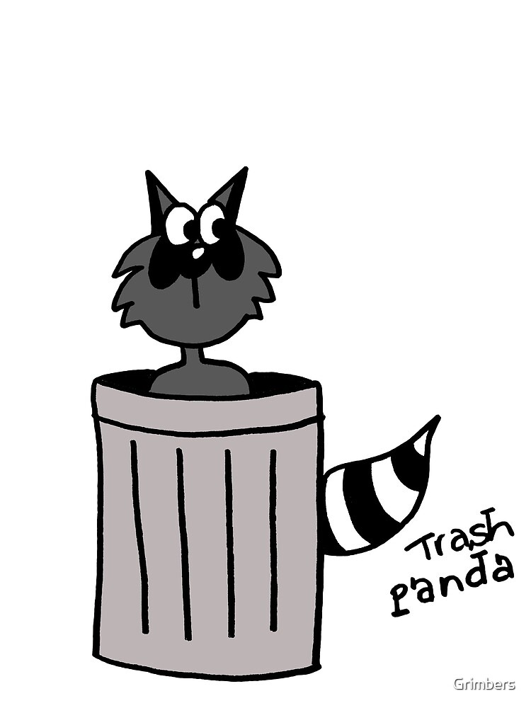 "Trash Panda" by Grimbers | Redbubble