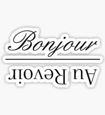Au Revoir: Stickers | Redbubble