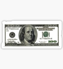 Hundred Dollar Bill Stickers | Redbubble