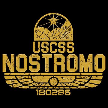 "USCSS Nostromo" Sticker for Sale by EduArt82 | Redbubble