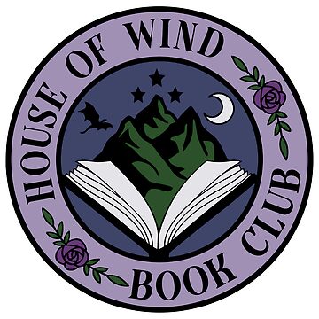 "House Of Wind Book Club" Sticker for Sale by StickyBook | Redbubble