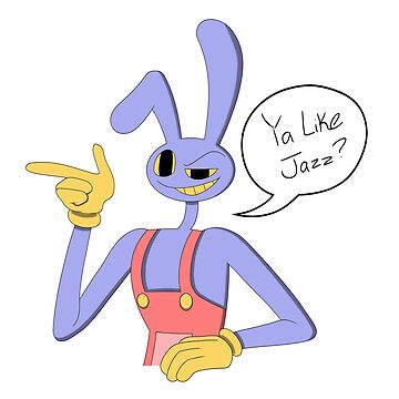 "Jax likes Jazz (The Amazing Digital Circus)" Sticker for Sale by ...