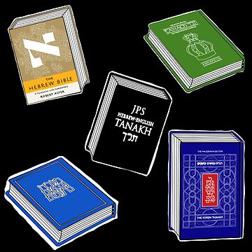 "tanach collection" Sticker for Sale by JewishMemesOnly | Redbubble
