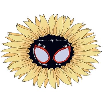 "spiderpunk spiderverse with sunflower " Sticker for Sale by BIGO BIGO ...