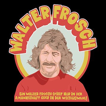 Essential T-Shirt mit "Walter Frosch Tribute Art: Unique Football ...