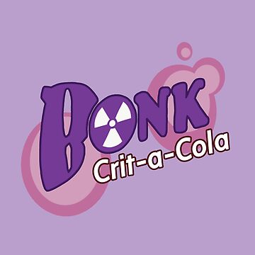 "BONK Crit-a-Cola" Sticker for Sale by joysqueezed-out | Redbubble
