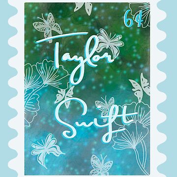 "Debut Taylor Swift Postage Stamp" Sticker for Sale by annikab16 ...