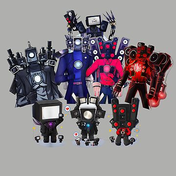 "Skibidi Team, Titan TVman, Titan Speakerman, Titan Cameraman, Skibidi ...