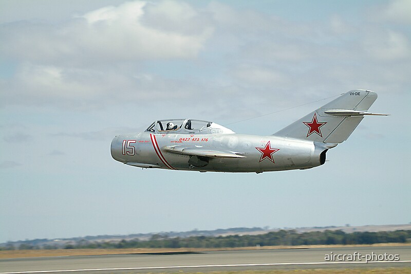 "MIG-15" by aircraft-photos | Redbubble