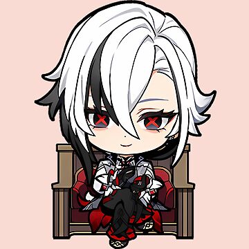 "Arlecchino / The Knave | Genshin Impact" Sticker for Sale by Verthalies | Redbubble