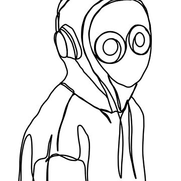 "Boywithuke drawing " Sticker for Sale by summa68 | Redbubble