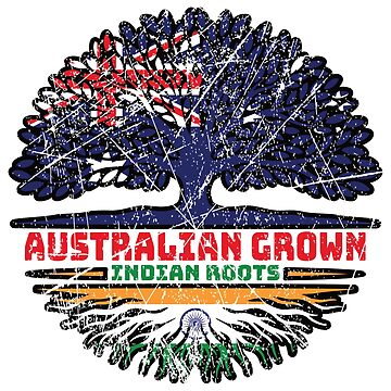 "Indian India Australian Australia Tree Roots Flag" Sticker for Sale by ...