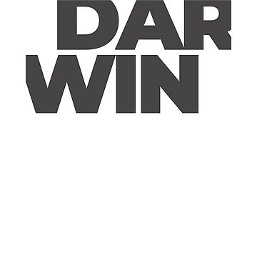 "Darwin Design Cut" Sticker for Sale by designkitsch | Redbubble