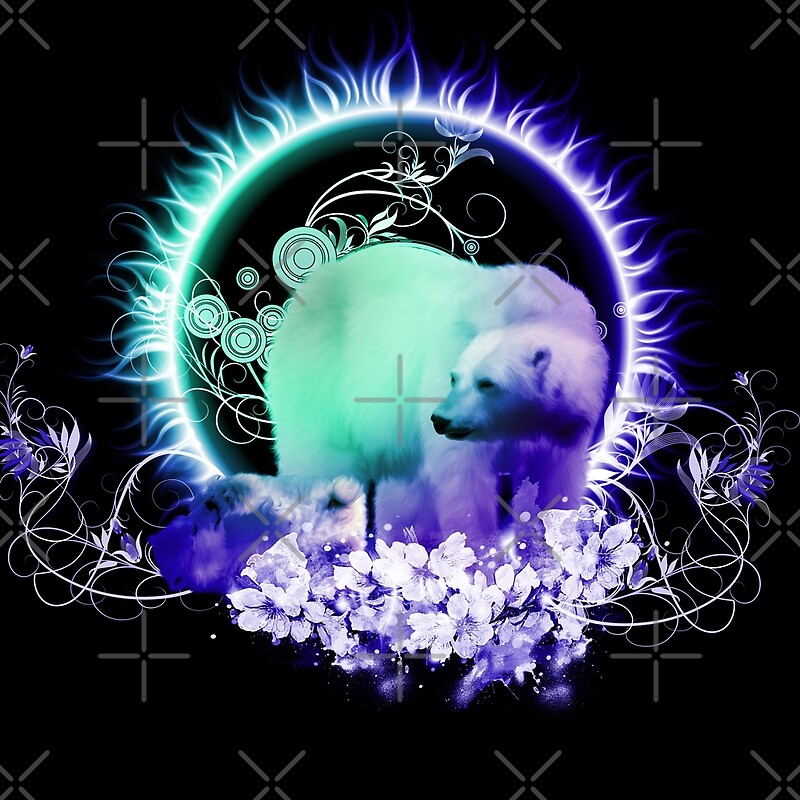 "Awesome polar bear with cub" by nicky2342 | Redbubble