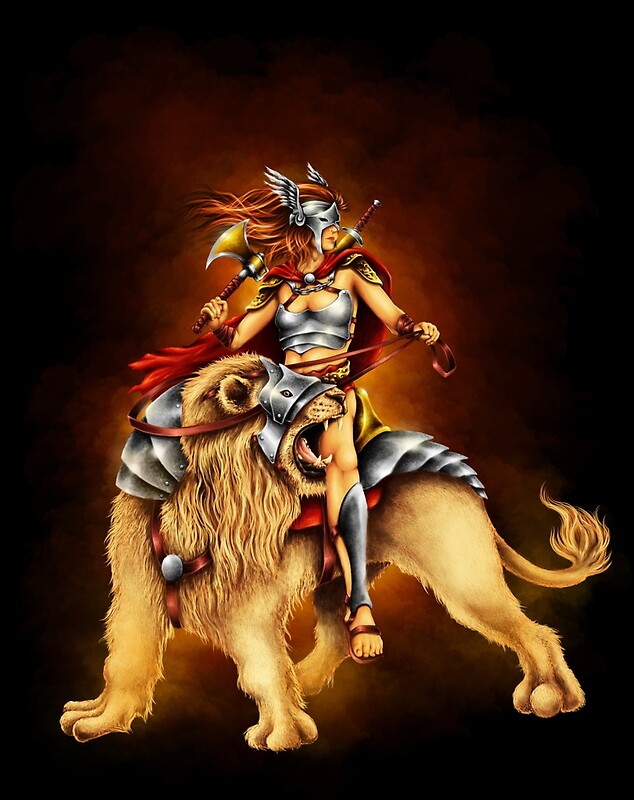 "The Lion Rider" by theteedude | Redbubble