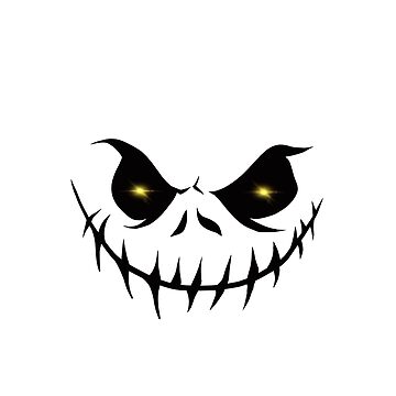 "Evil smiling Face" Sticker for Sale by GBDesigner | Redbubble