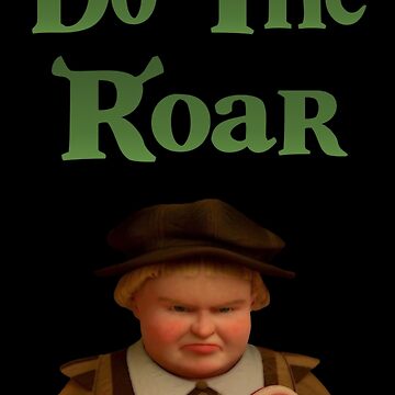 "Do The Roar Black Background" Sticker for Sale by StephanieBrock ...