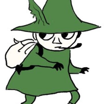 "snufkin sneaking" Sticker for Sale by stinkykale | Redbubble