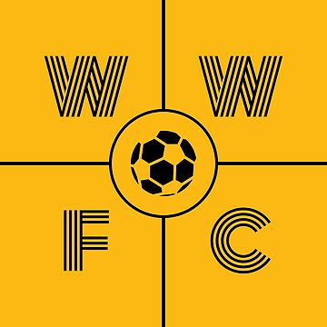 "Wolverhampton Wanderers WWFC Circle Minimalist Artwork" Sticker for ...
