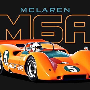 "Mclaren M6A Can Am Racing 1967 Classic style" Sticker for Sale by ...