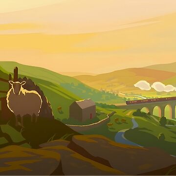 "All Creatures Great & Small Sheep Title Image" Greeting Card for Sale ...