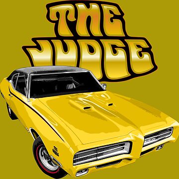 "Yellow 69 Pontiac GTO Judge" Essential T-Shirt for Sale by Glenn ...