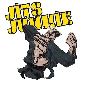 "Jits Junkie" Sticker for Sale by TimeBender | Redbubble