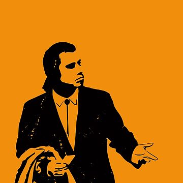 "Confused Travolta Meme | Vincent Vega | Pulp Fiction" Poster for Sale ...