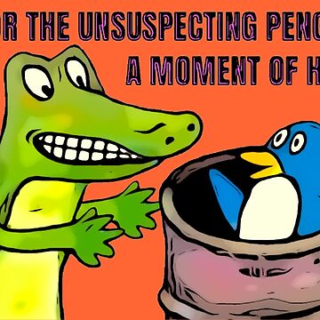 "FOR THE UNSUSPECTING PENGUIN, A MOMENT OF HOPE." Essential T-Shirt for ...