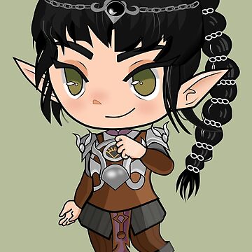 "Shadowheart Chibi Baldur's Gate 3 Sticker, Mug, T-Shirt and more ...