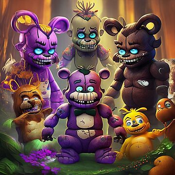 "five nights at freddy" Sticker for Sale by MOROCCAN-DREAM ⭐⭐⭐⭐⭐ ...