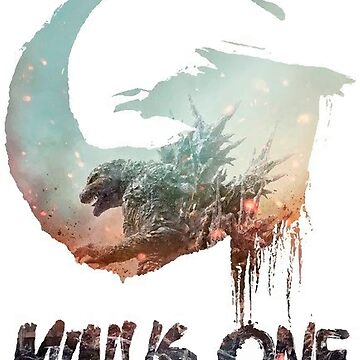 "GODZILLA MINUS ONE" Sticker for Sale by kazzoie | Redbubble