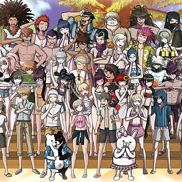 "Danganronpa Summer Sprite edit collection!" Sticker for Sale by ...