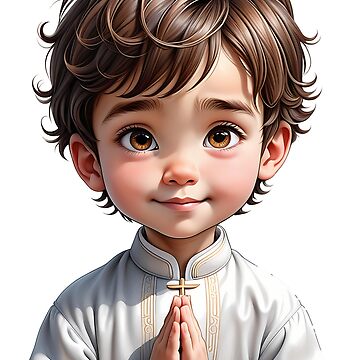 "Boy Praying for Communion cute Little Kid Sacred Moment" Greeting Card ...