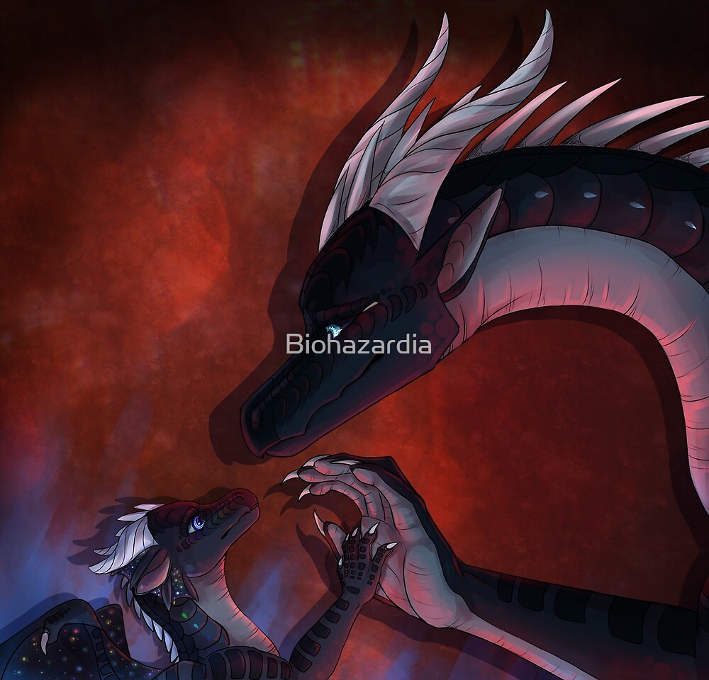 "Wings of Fire - Darkstalker and Peacemaker" by Biohazardia | Redbubble