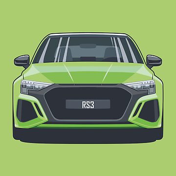"RS3 8Y - vector drawing" Sticker by yohannlp | Redbubble