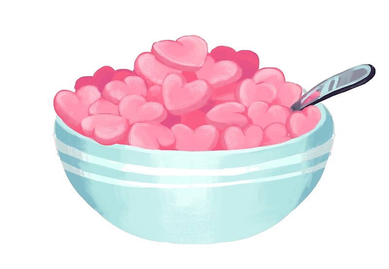 "Heart Cereal" by jannelleo | Redbubble