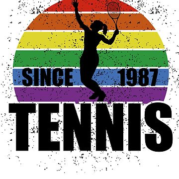 "TENNIS SINCE 1987-Australian open " Sticker for Sale by DrLifeStyle ...