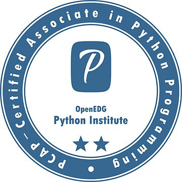 "PCAP – Certified Associate in Python Programming" Sticker for Sale by ...